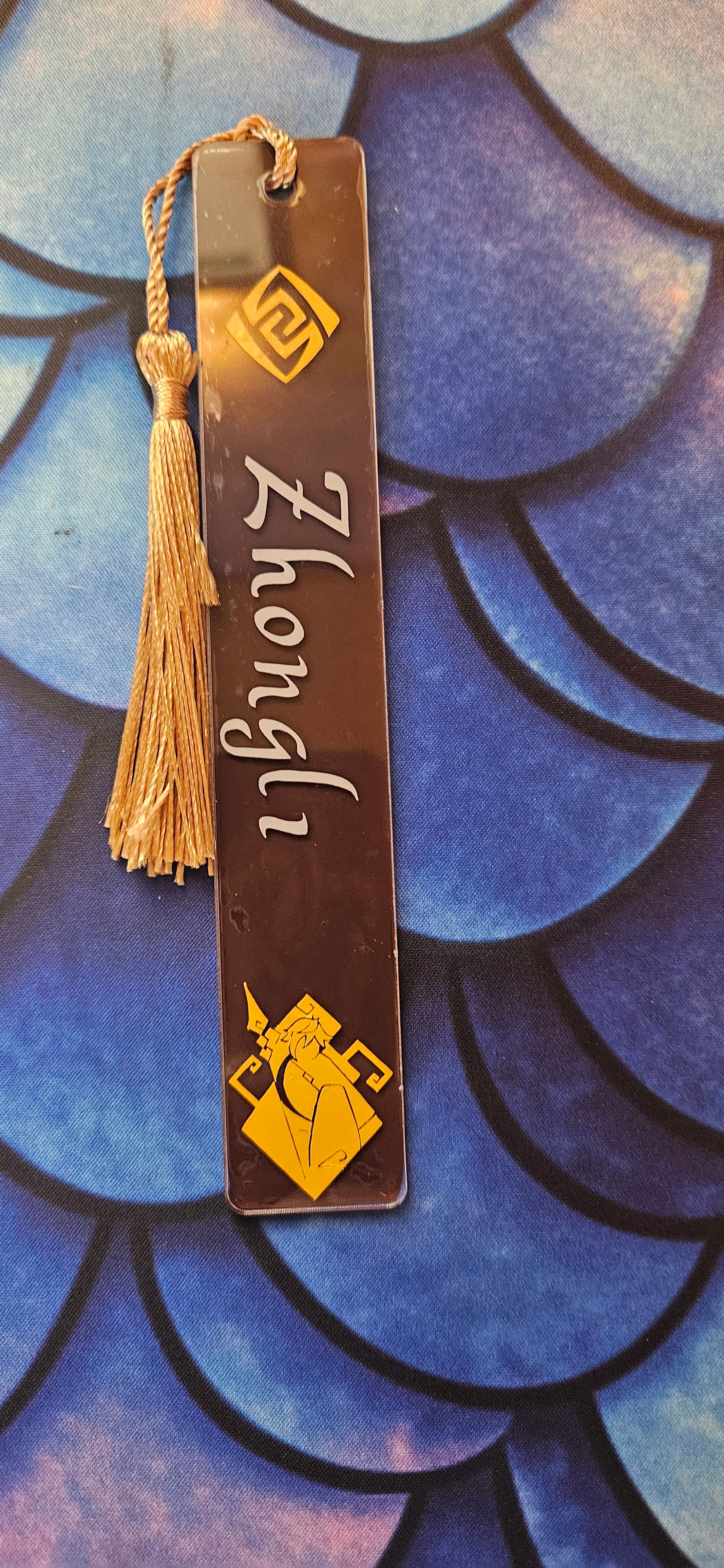 Zhongli Genshin Impact Bookmark – Lootofasiren